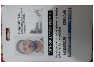 PERMIT RECEVIER CARD | PPT