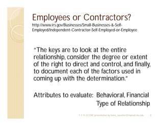 Handbooks, Contractors, Payroll | PPT | Free Download