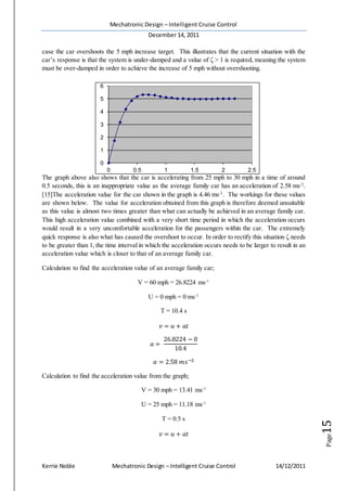 mechatronics - assignment 2 | DOCX