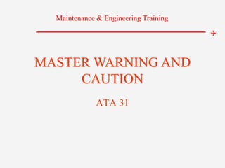 737-warning-lights-Presentation | PDF