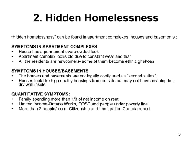 C5 Hidden Homelessness in Newcomer Communities_S.Gopikrishna | PPT