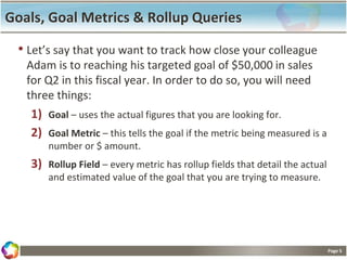 Using Goals, Goal Metrics and Rollup Queries in Microsoft Dynamics CRM ...