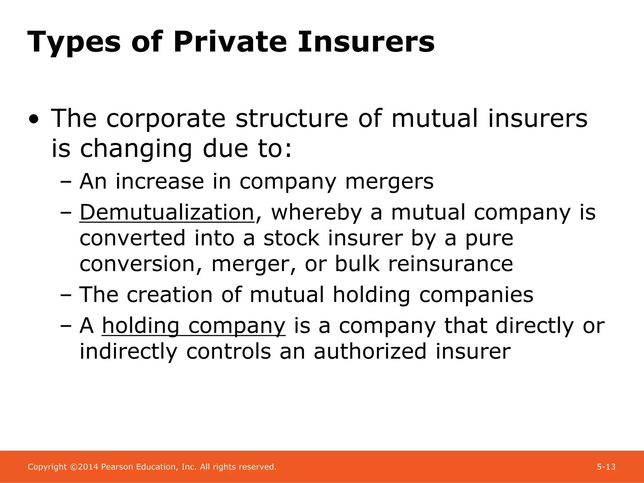 C5 types of insurers | PPTX