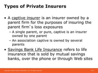 C5 types of insurers | PPTX