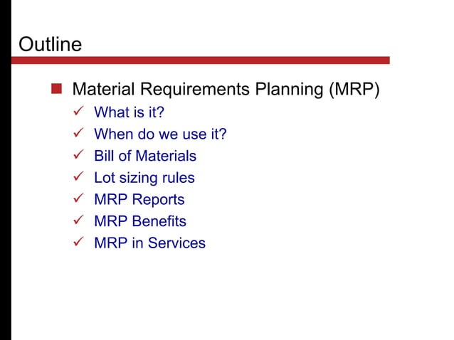 Module11. Material requirement plan..pdf