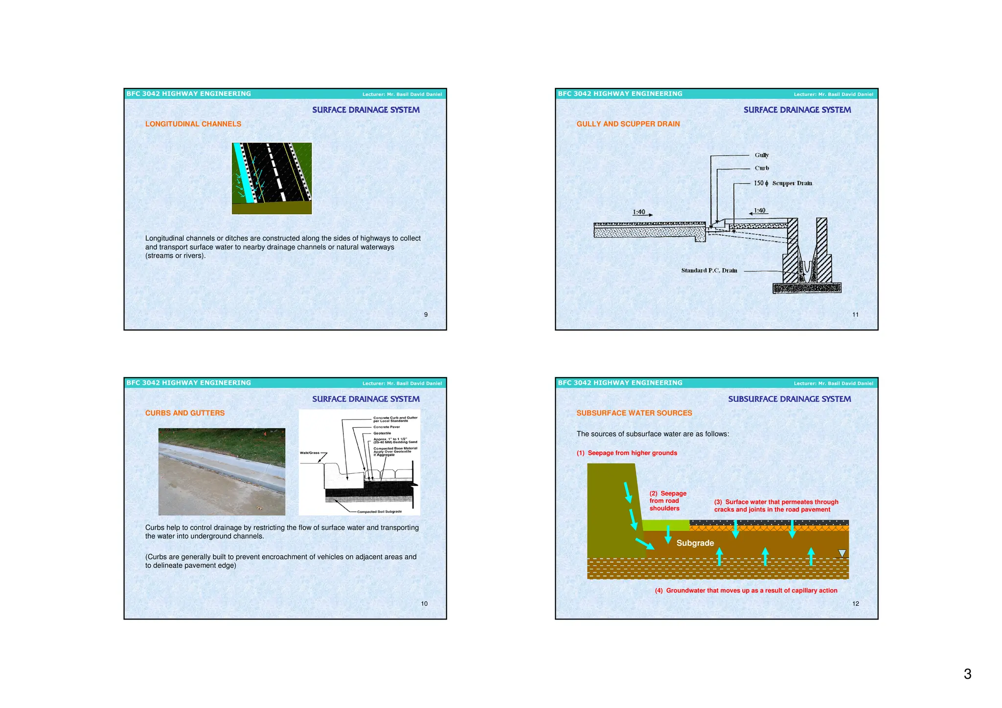 Chapter 4: Highway Drainage (Universiti Tun Hussein Onn Malaysia) | PDF