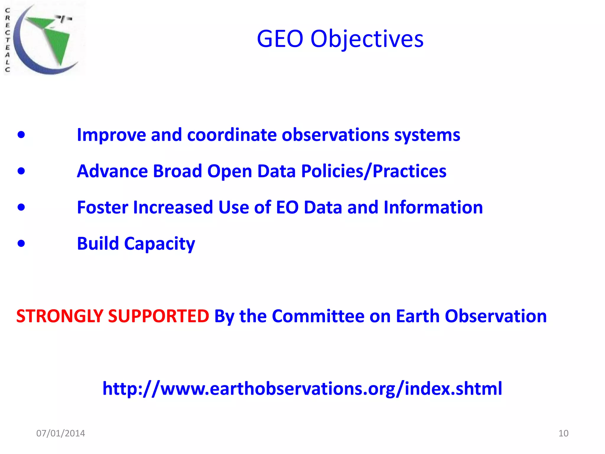 The Global Earth Observation System of Systems (GEOSS) - remote sensing ...