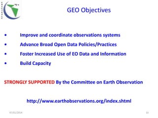 The Global Earth Observation System of Systems (GEOSS) - remote sensing ...