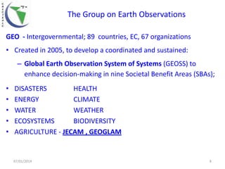 The Global Earth Observation System of Systems (GEOSS) - remote sensing ...