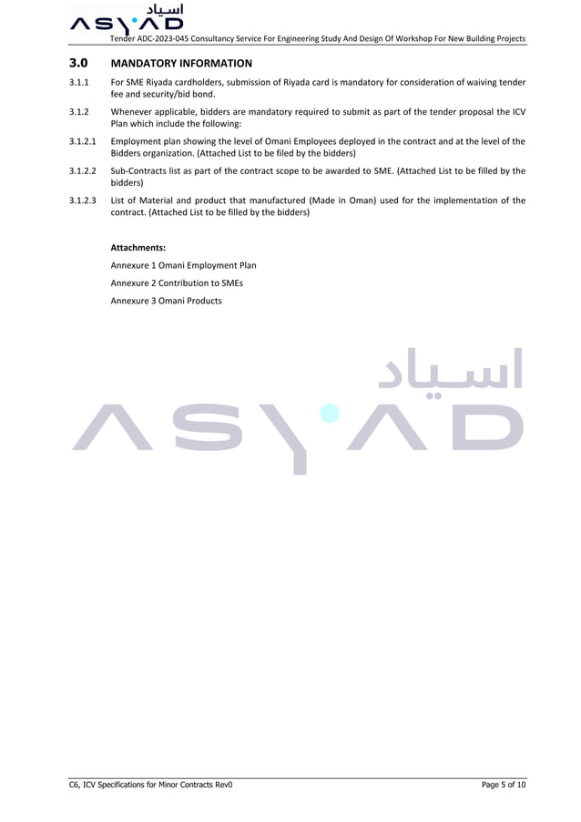 C6 - ICV Specifications.pdf | Small and Medium-sized Business | Business