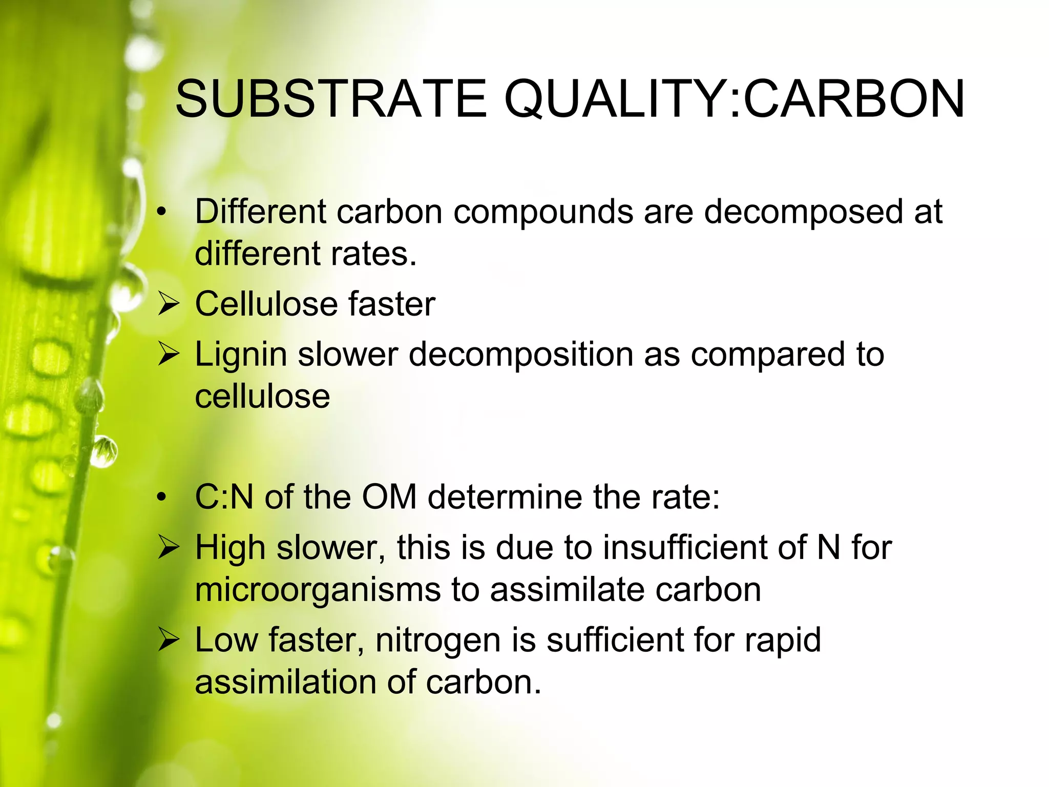 organic matter decomposition | PDF