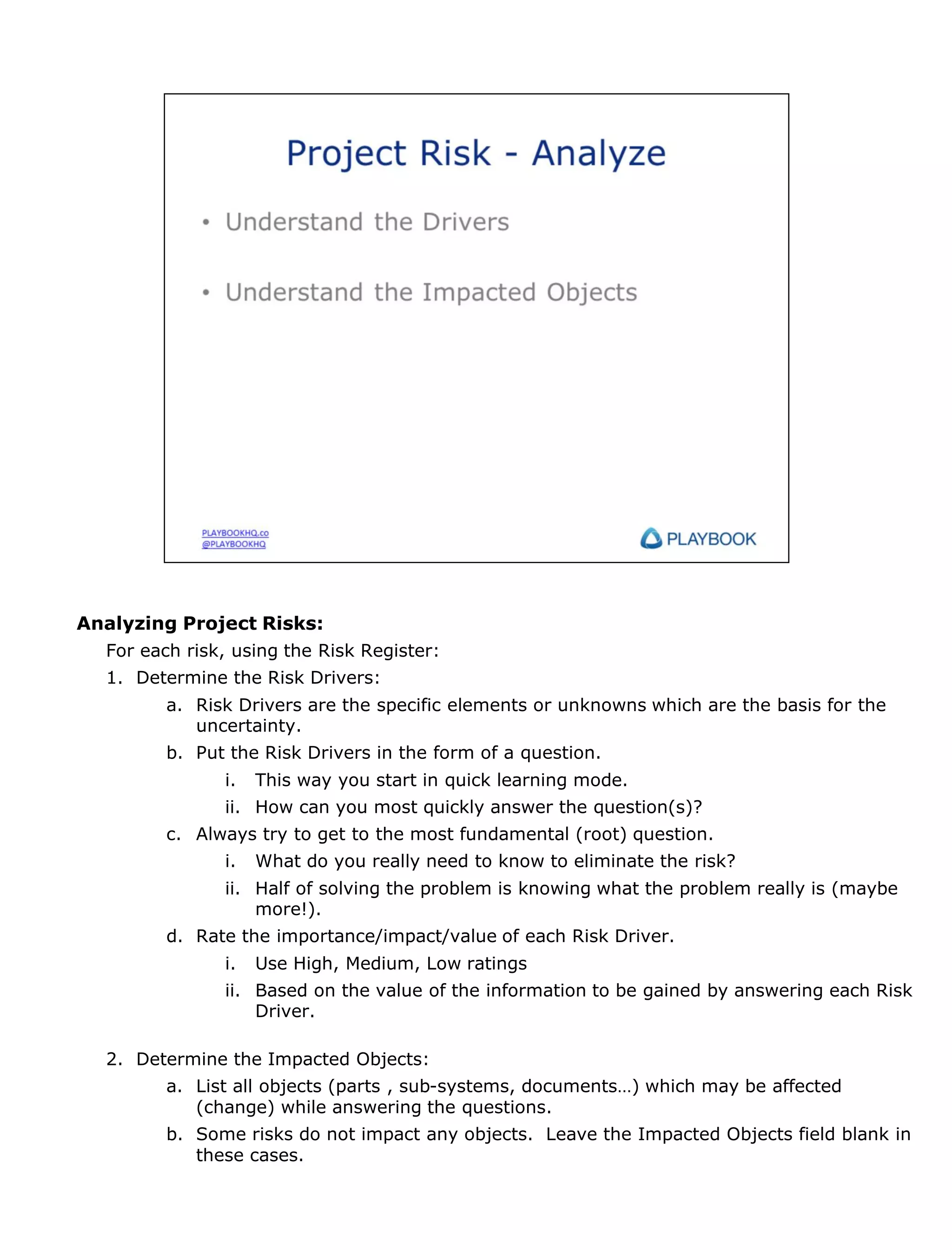 Project Risk Management in Product Development | PDF
