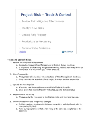 Project Risk Management in Product Development | PDF