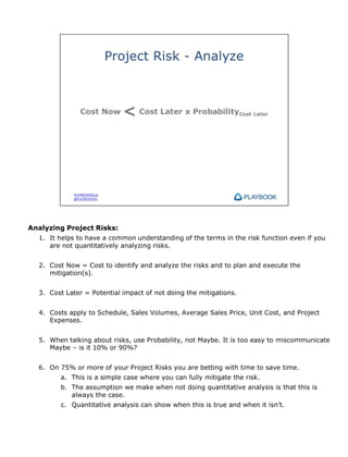 Project Risk Management in Product Development | PDF