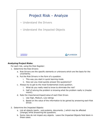 Project Risk Management in Product Development | PDF