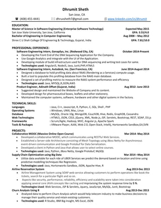 Dhrumit Sheth_Resume | PDF