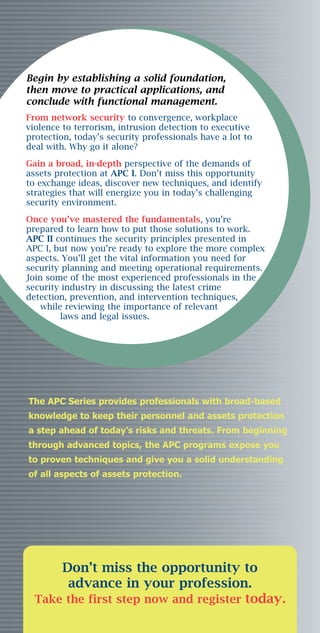 Assets Protection Course_I_BR_1109 | PDF