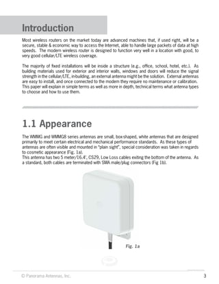 Fixed Installed Routers - External Antennas (White Paper) | PDF