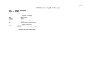 Undergraduate Transcript | PPT