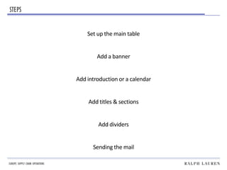 Outlook Template Guide | PPT
