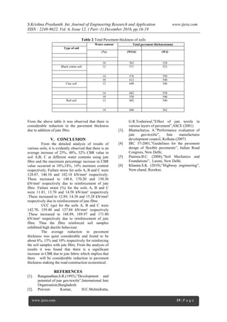 An Experimental Study on strength behavior of Pavement using jute geo ...