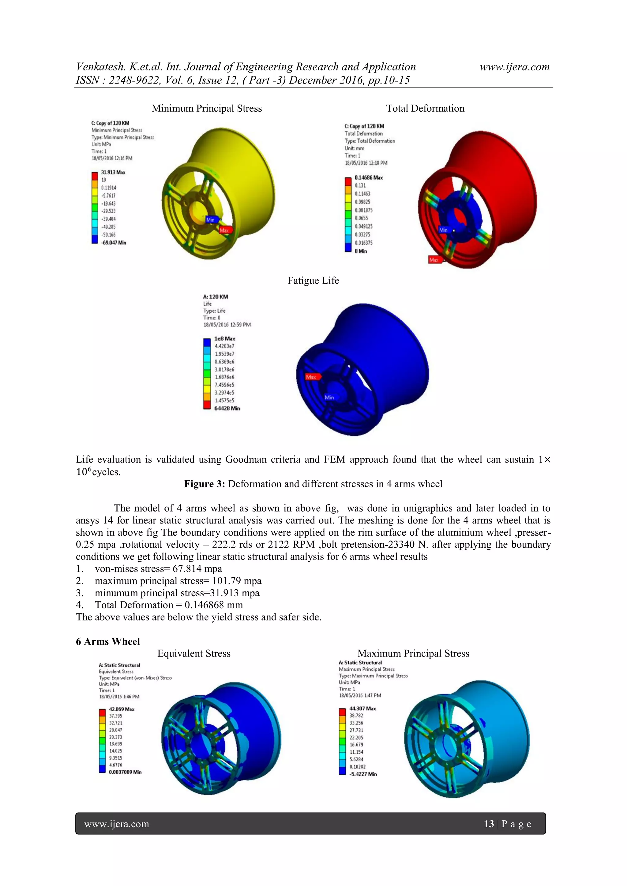 Design and Fem Analysis of Car Alloy Wheel | PDF