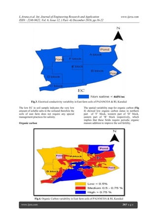 Study on spatial variability of Soils using GIS | PDF | Agriculture | Industries