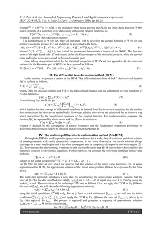 Stochastic Analysis of Van der Pol OscillatorModel Using Wiener HermiteExpansion Linked by Multi ...