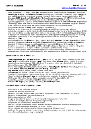 Satya Kadiyam - Technical+Solution+Architect | PDF