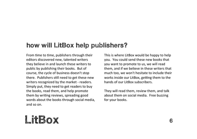 LitBox Company Profile | PPT