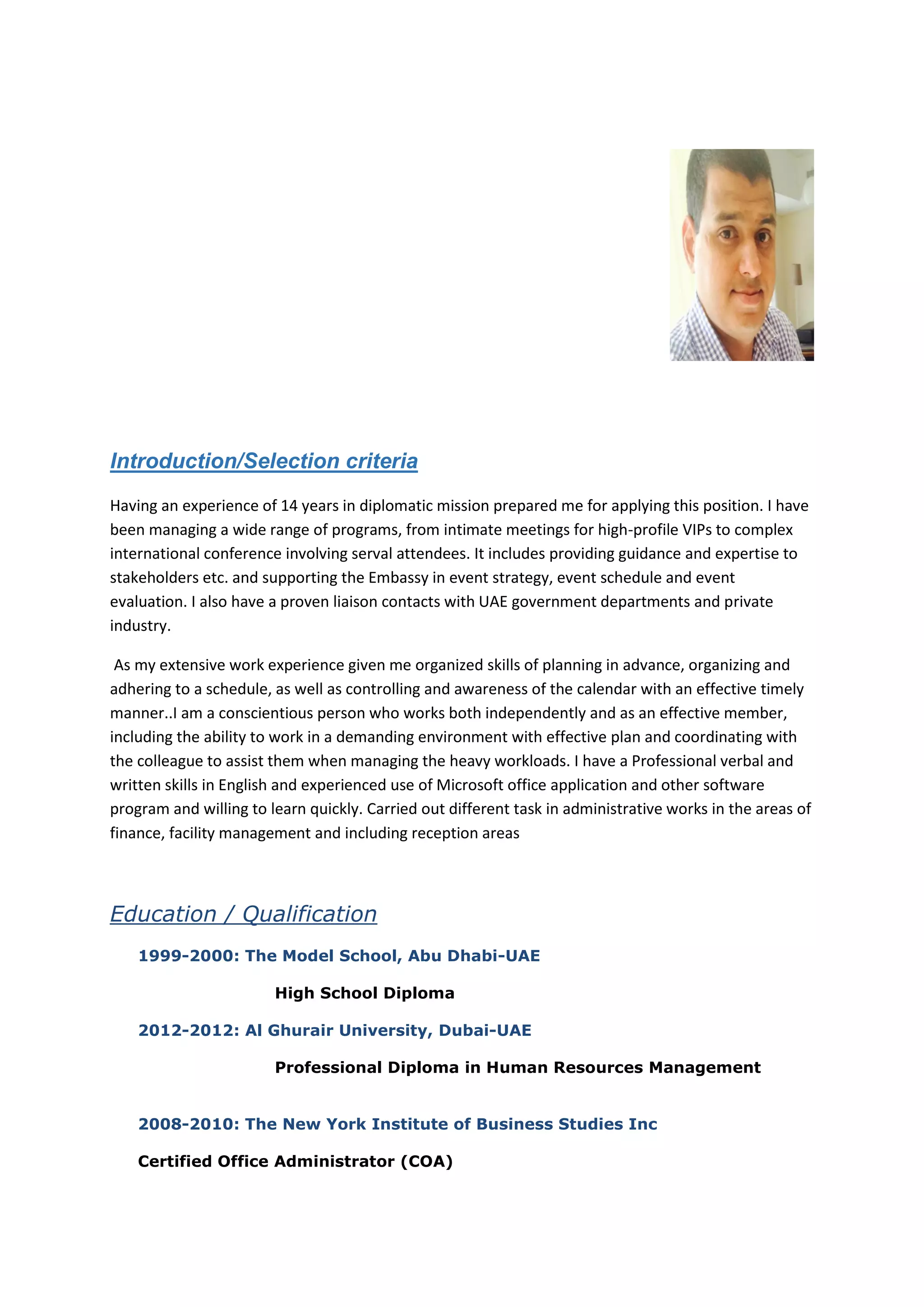 Sameer CV PDF 2016 | PDF