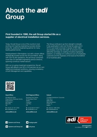 adi Automation Brochure 2016 | PDF