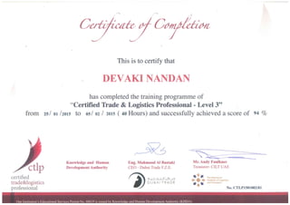 CTLP certificate | PPT