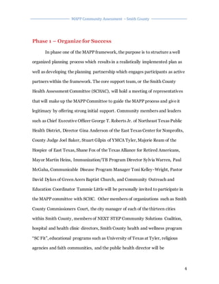 MAPP Smith County Framework | PDF