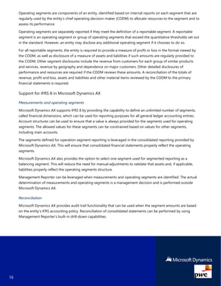 Microsoft Dynamics AX 2012 R3 Support for IFRS | PDF