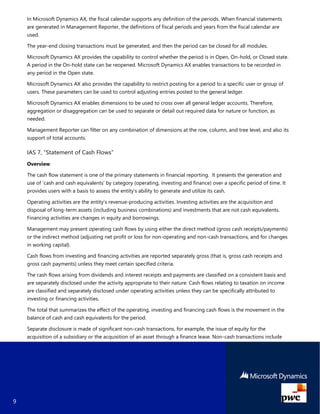 Microsoft Dynamics AX 2012 R3 Support for IFRS | PDF