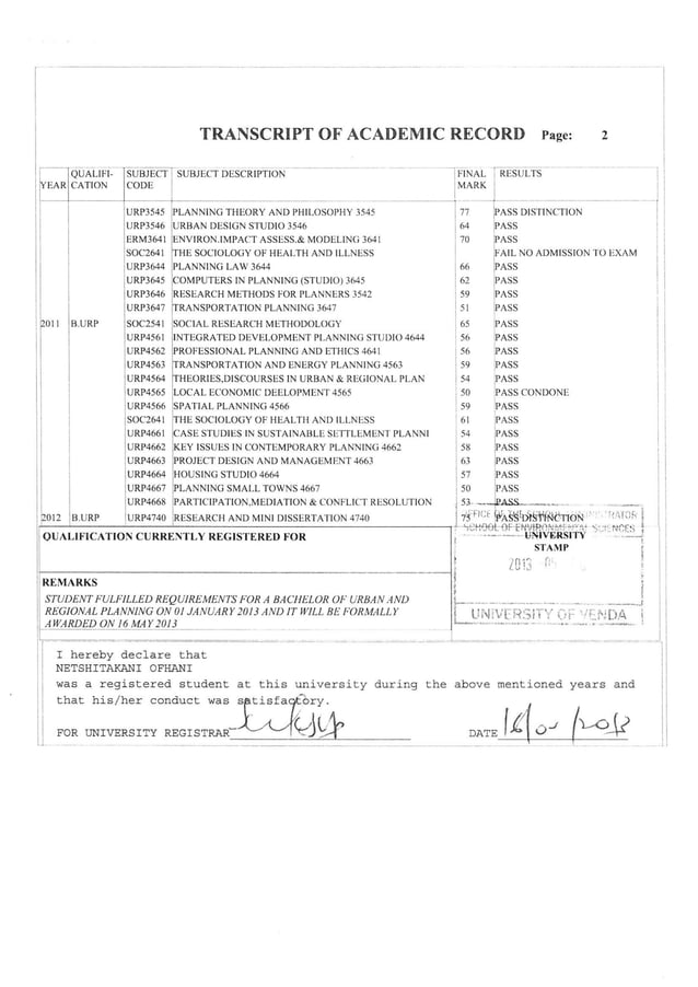 Academic record | PDF