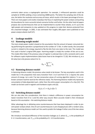 Models and approaches for Differential Power Analysis | PDF