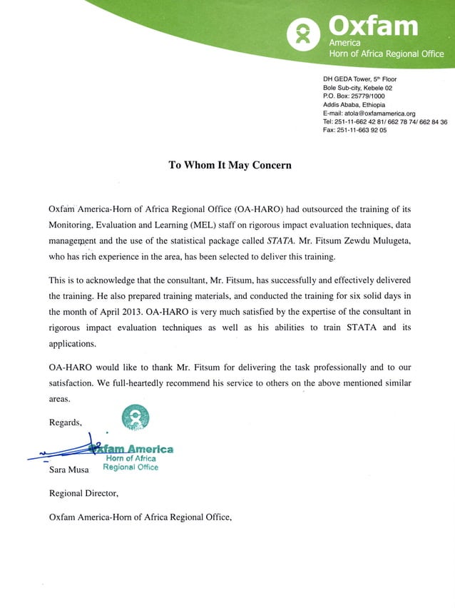 Recommendation_Oxfam | PDF