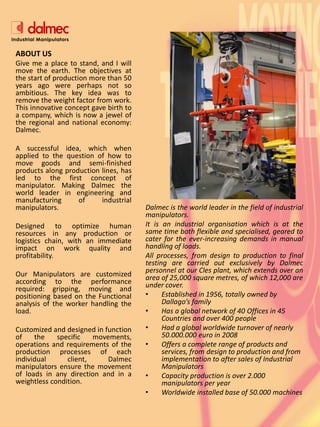 Dalmec - Solutions for Industry | PDF