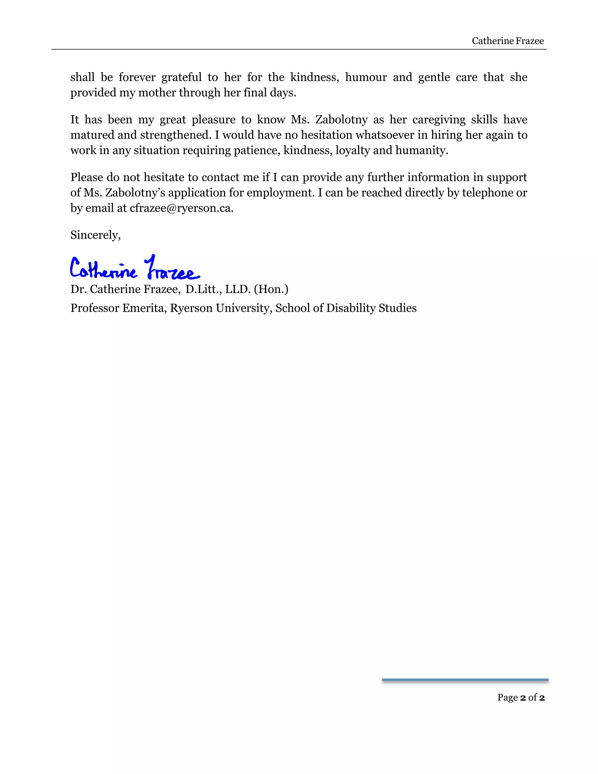 Reference Letter for Brenda Zabolotny-signed | PDF