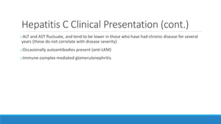 Hepatitis C Presentation | PPT