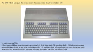 Pastore - Commodore 65 - La storia | PPTX