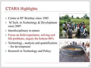 UBA_IIT Bombay presentation_17092015 | PDF