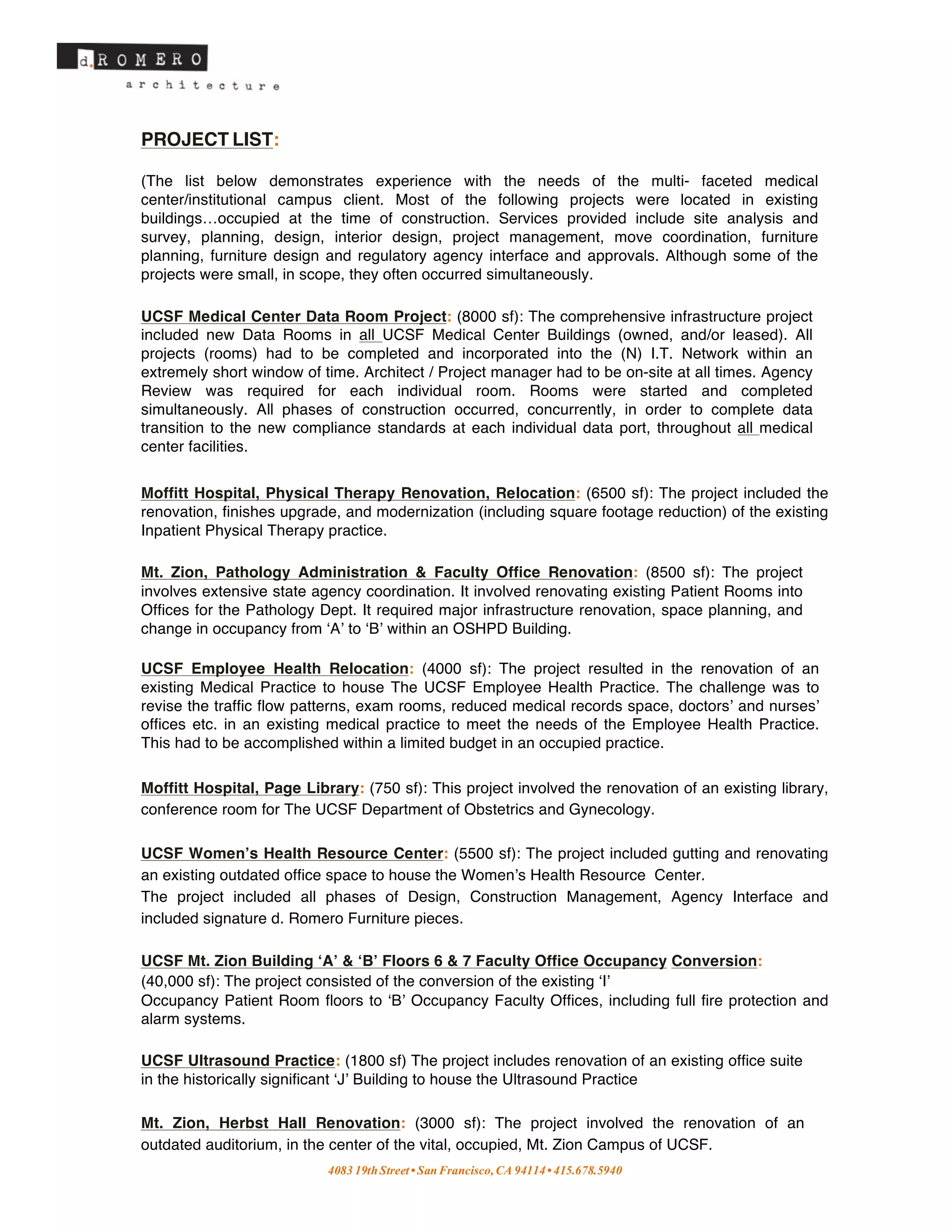 !dRA Project List | PDF