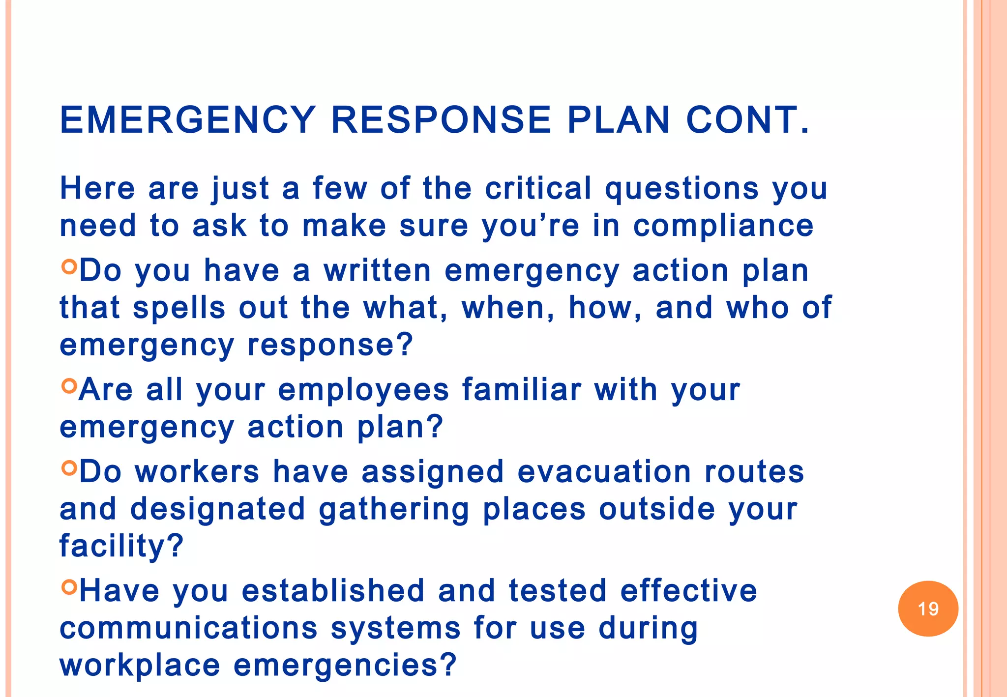Creating and Implementing an Effective Port Facility Security Plan | PPT
