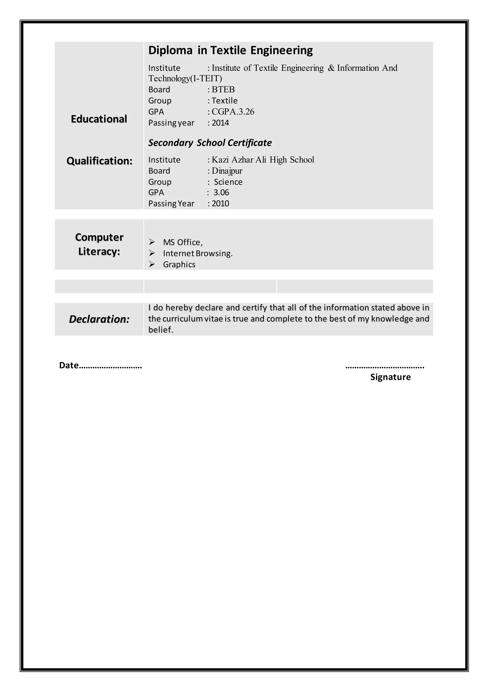 merchandir cv sami | PDF