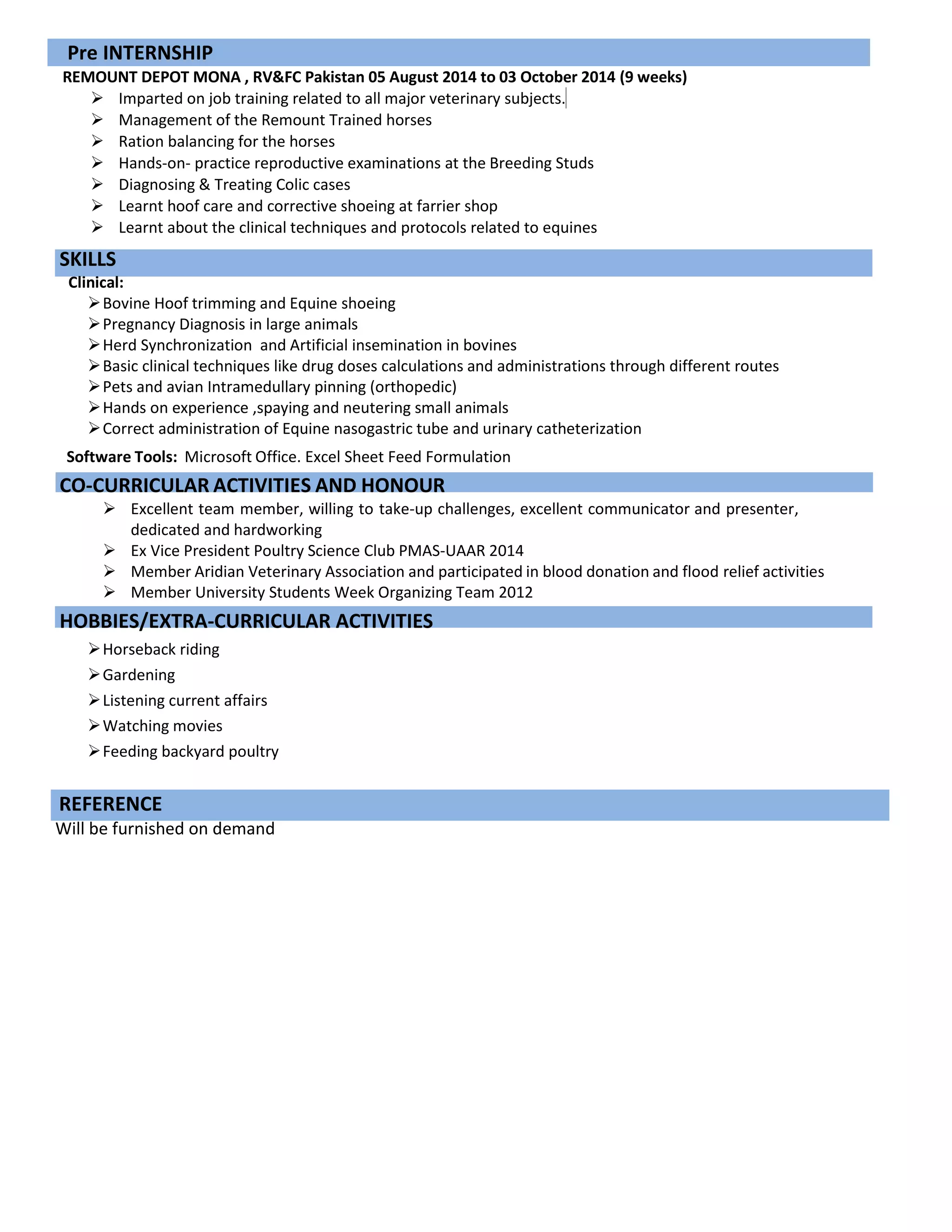 Saqib Curriculum vitae | PDF