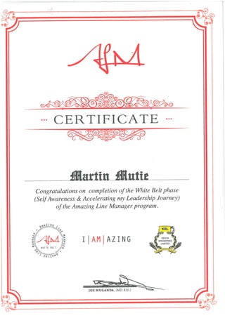 Amazing Line Manager Certification | PDF