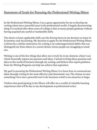 WRITING PORTFOLIO (abridged) | PDF